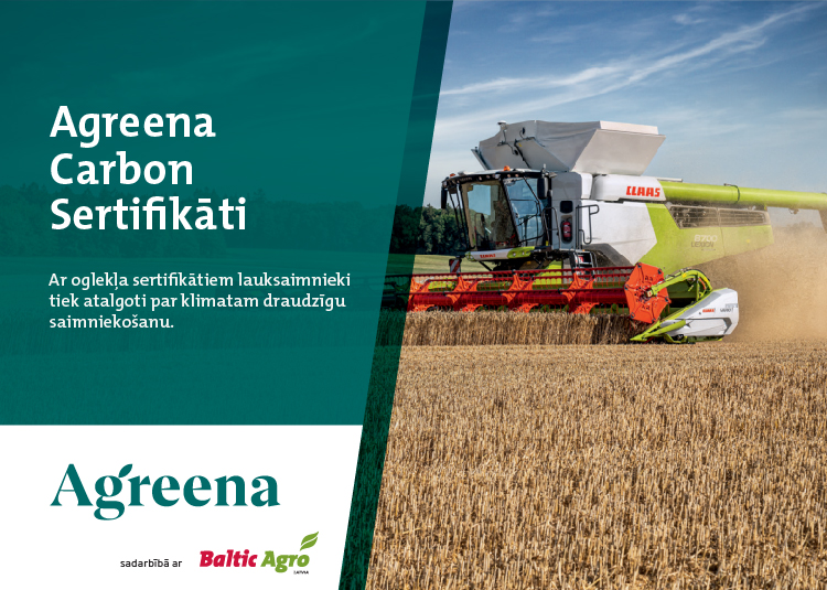 AGREENA OGLEKĻA SERTIFIKĀTI