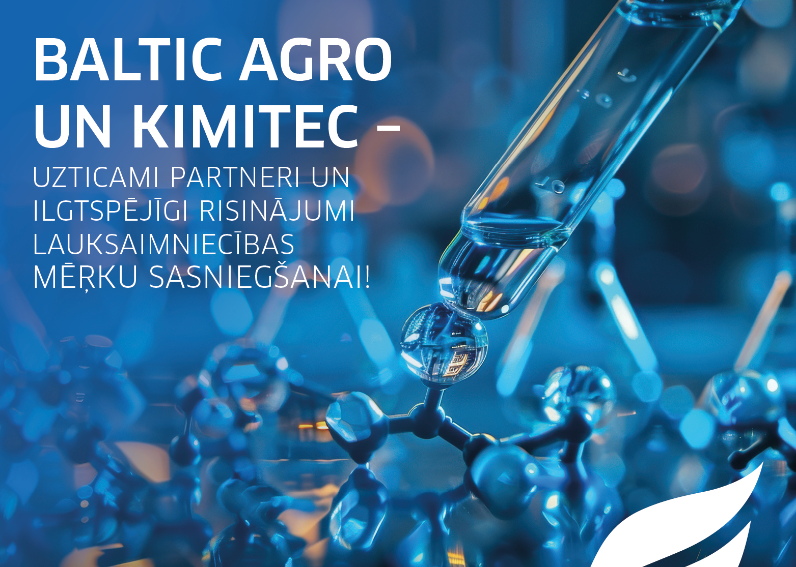 BALTIC AGRO: EKSKLUZĪVS KIMITEC IZPLATĪTĀJS LATVIJĀ